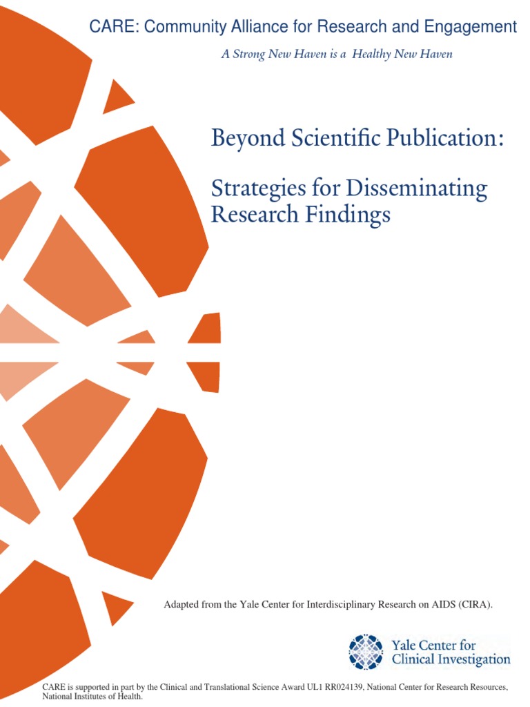 Research Dissemination Guide | PDF | Press Release | Strategic Management