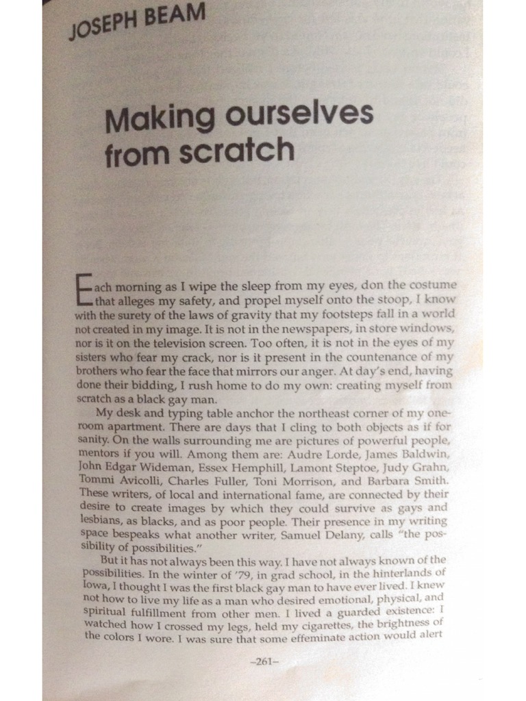 Beam Making Ourselves From Scratch | PDF