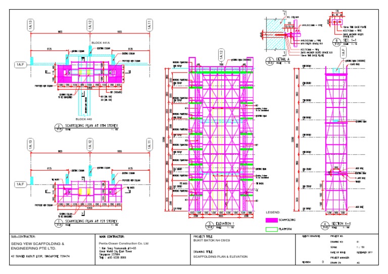 s1.01 Scaffolding Plan | PDF
