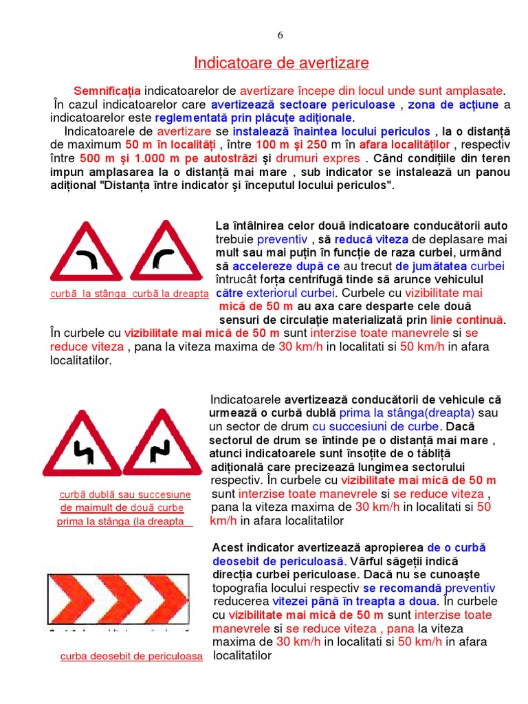 02 Indicatoare Rutiere PDF | PDF