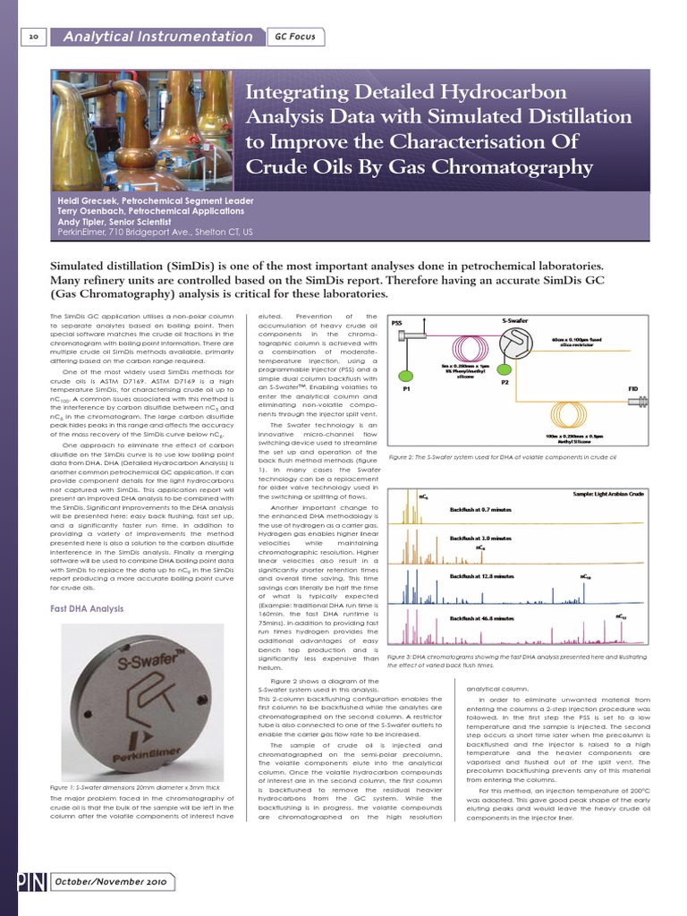 Integrating Detailed Hydrocarbon Analysis Data With Simulated ...
