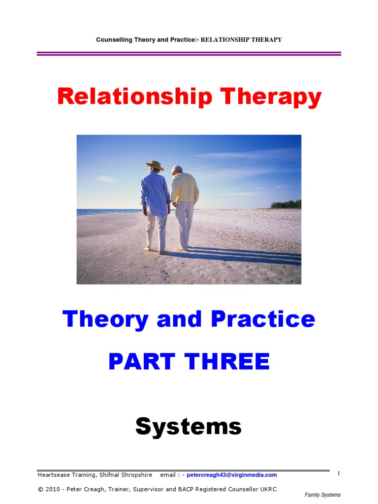 Relationship Therapy Part 3: - Family Systems | PDF | Psychotherapy ...
