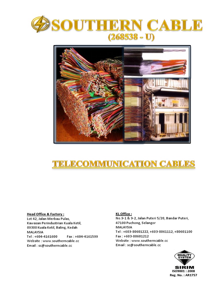 09 - Telecommunication Cables | PDF | Coaxial Cable | Wire