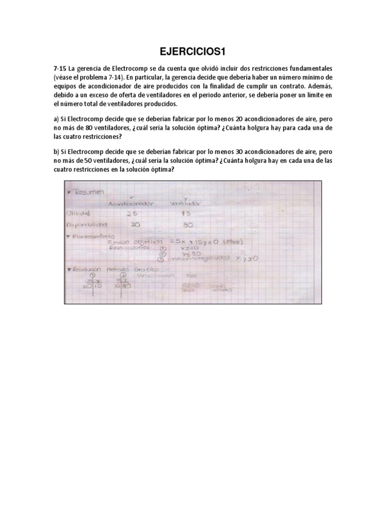Ejer 1 | PDF | Compartir (Finanzas) | Alimentos