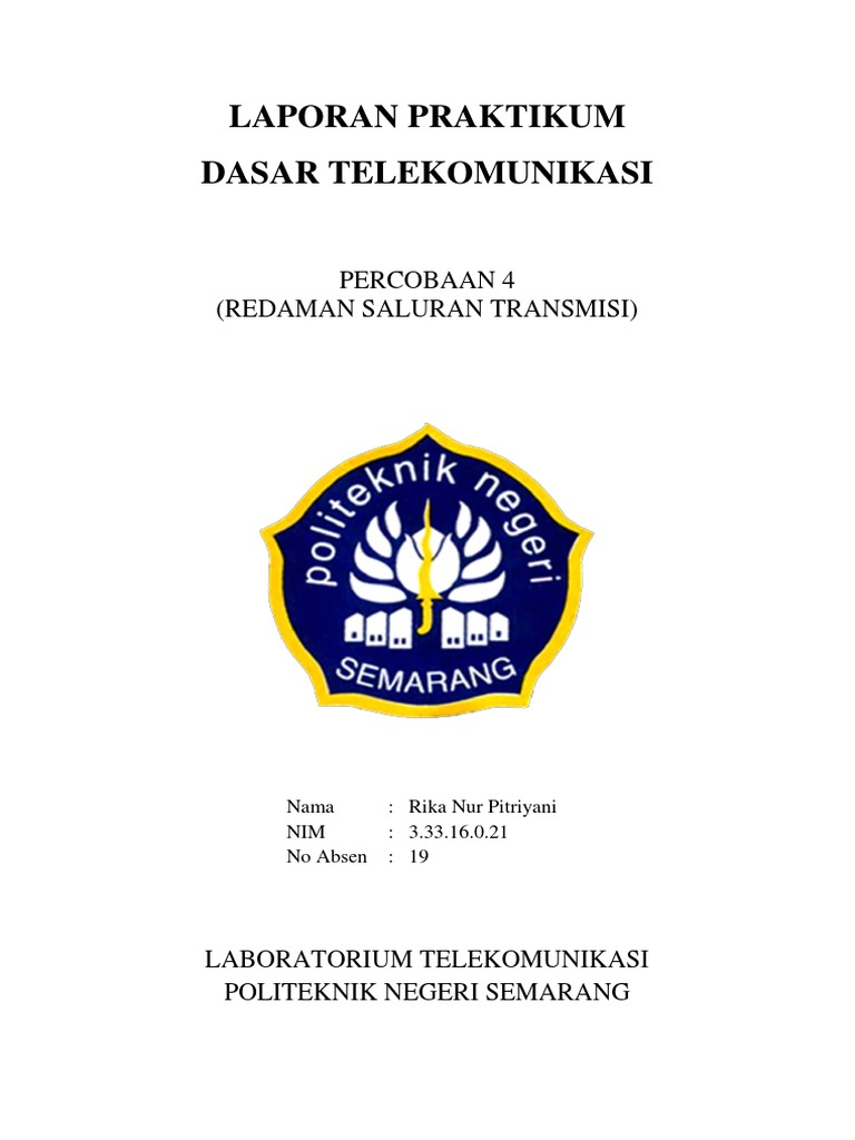 Redaman Saluran Transmisi dalam Telekomunikasi | PDF | Sains ...