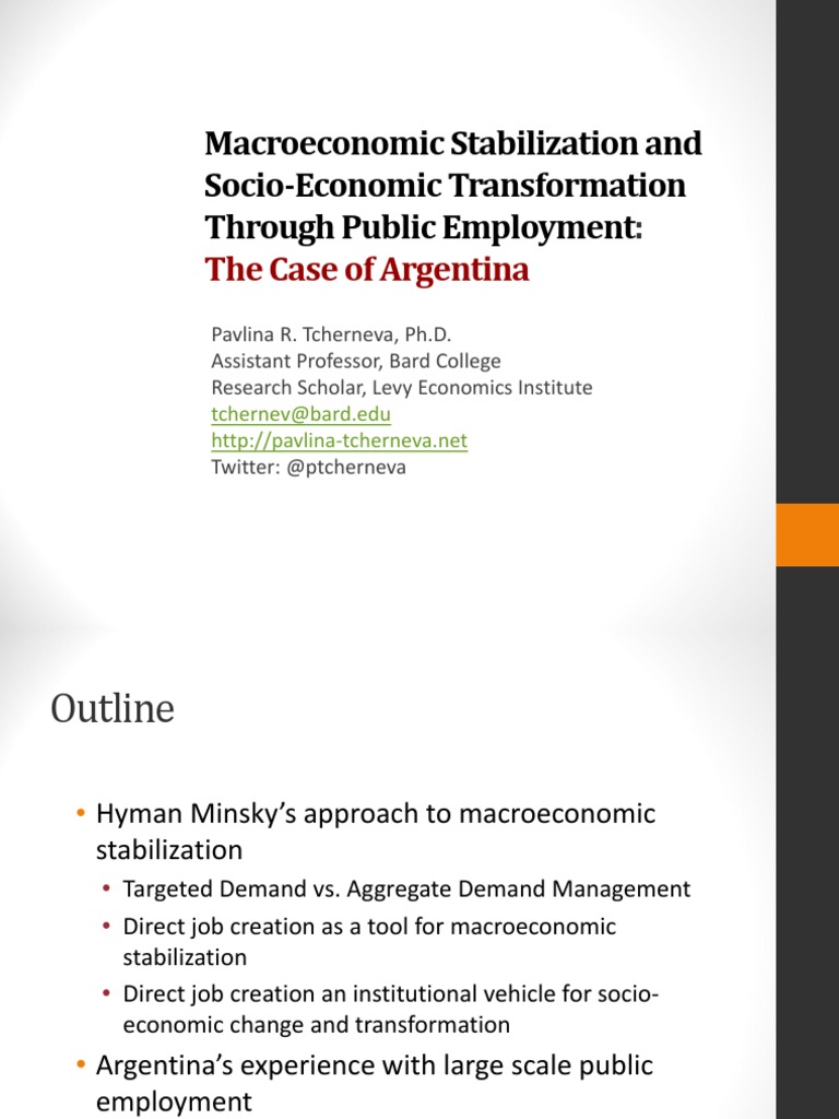 Macroeconomic Stabilization and Socio-Economic Transformation Through ...
