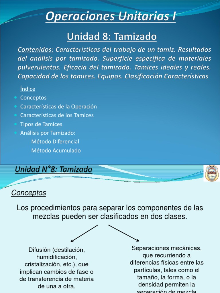Guía Completa de Tamizado Industrial | PDF | Mezcla | Química