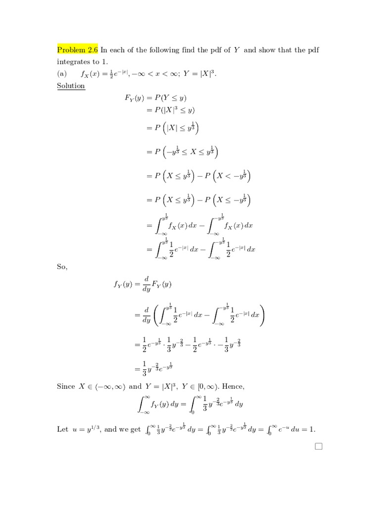 Statistical Inference Solutions | PDF | Probability Theory | Analysis