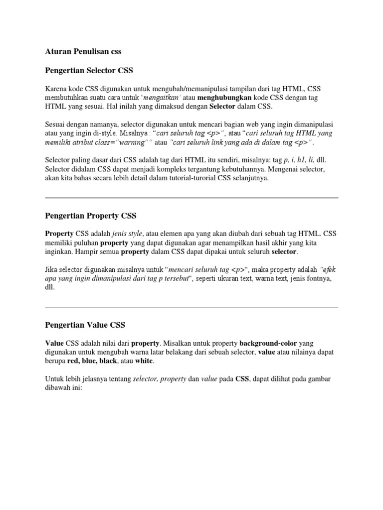 Aturan CSS Dan 8 Jenis Border | PDF