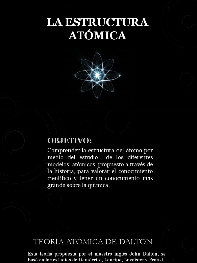 Estructura Atómica Pdf Núcleo Atómico átomos