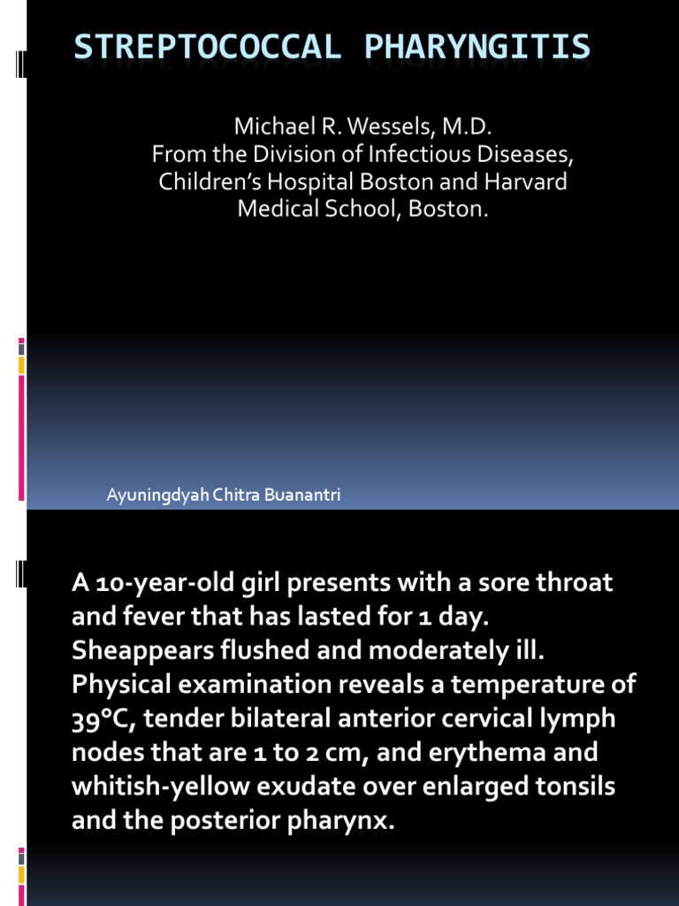 Streptococcal Pharyngitis | Diseases And Disorders | Clinical Medicine
