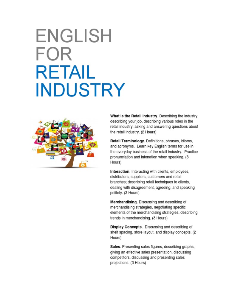 248 - English For Retail Industry PDF | PDF | Retail | Sales