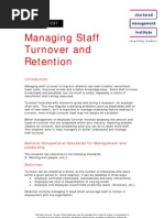 CIPD Factsheet Employee Turnover | PDF | Turnover (Employment ...