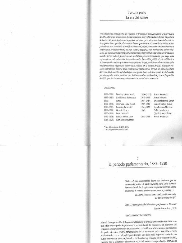 Simon Collier y William Sater Hist de Chile 1808 A 1994 Tercera Parte ...