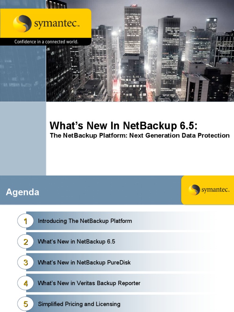 What Is New in Netbackup 6.5 | PDF | Backup | Virtual Machine
