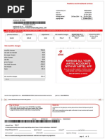 Sample Airtel Bill | PDF | Invoice | Telecommunications