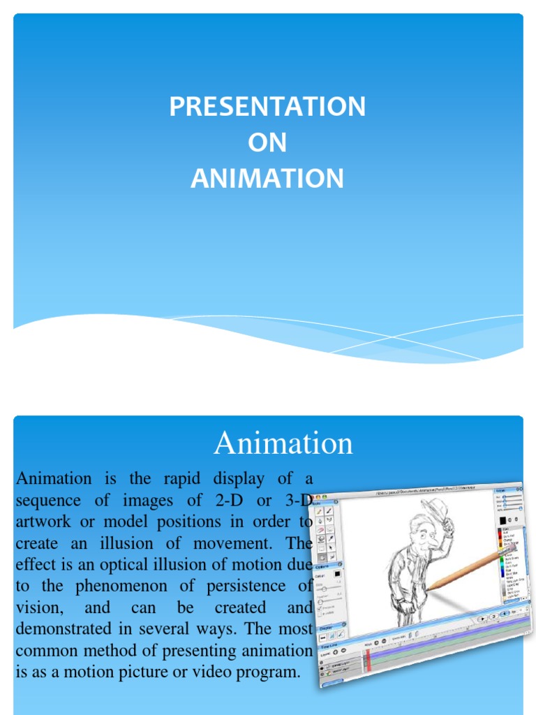 Presentation ON Animation | PDF | Animation | Computer Animation