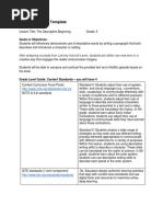 IDEA Exemplar Template | PDF | Learning | Teachers
