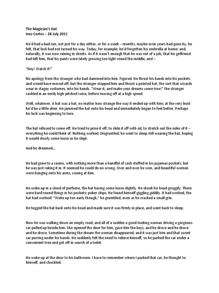 The Magicians Hat | PDF