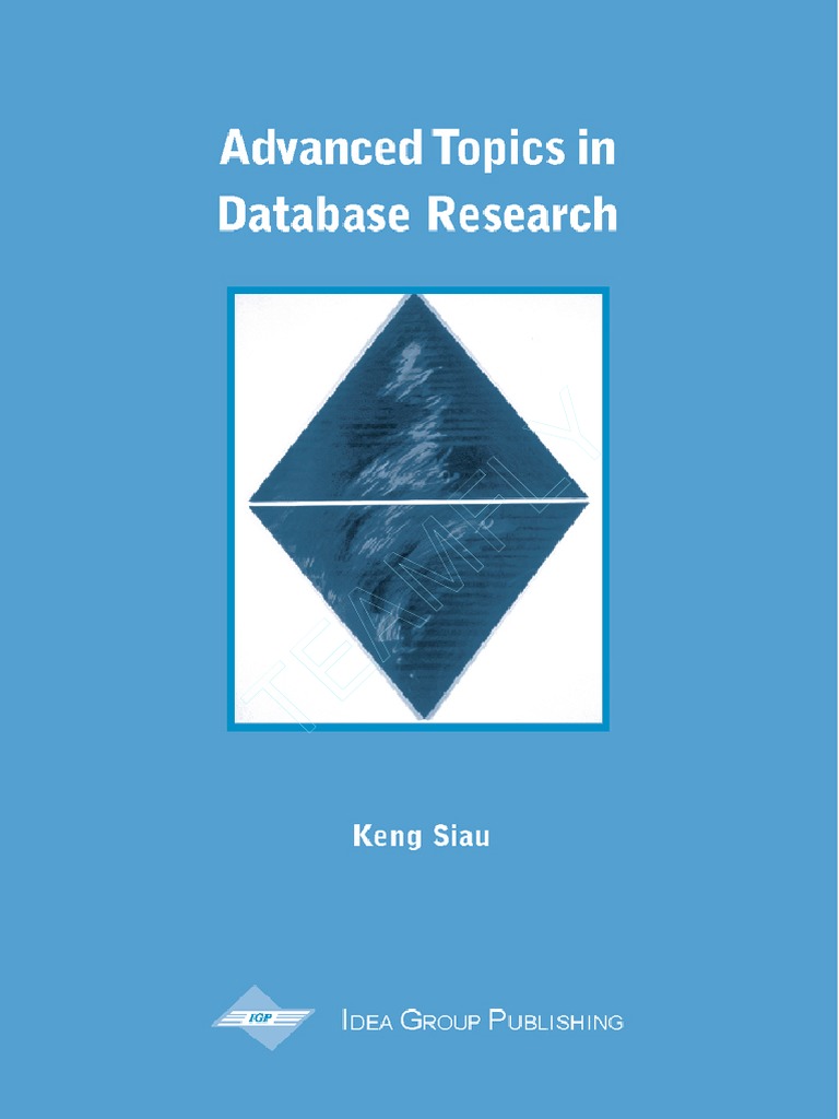 Advanced Topics in Database Research | PDF | Conceptual Model | Data Model