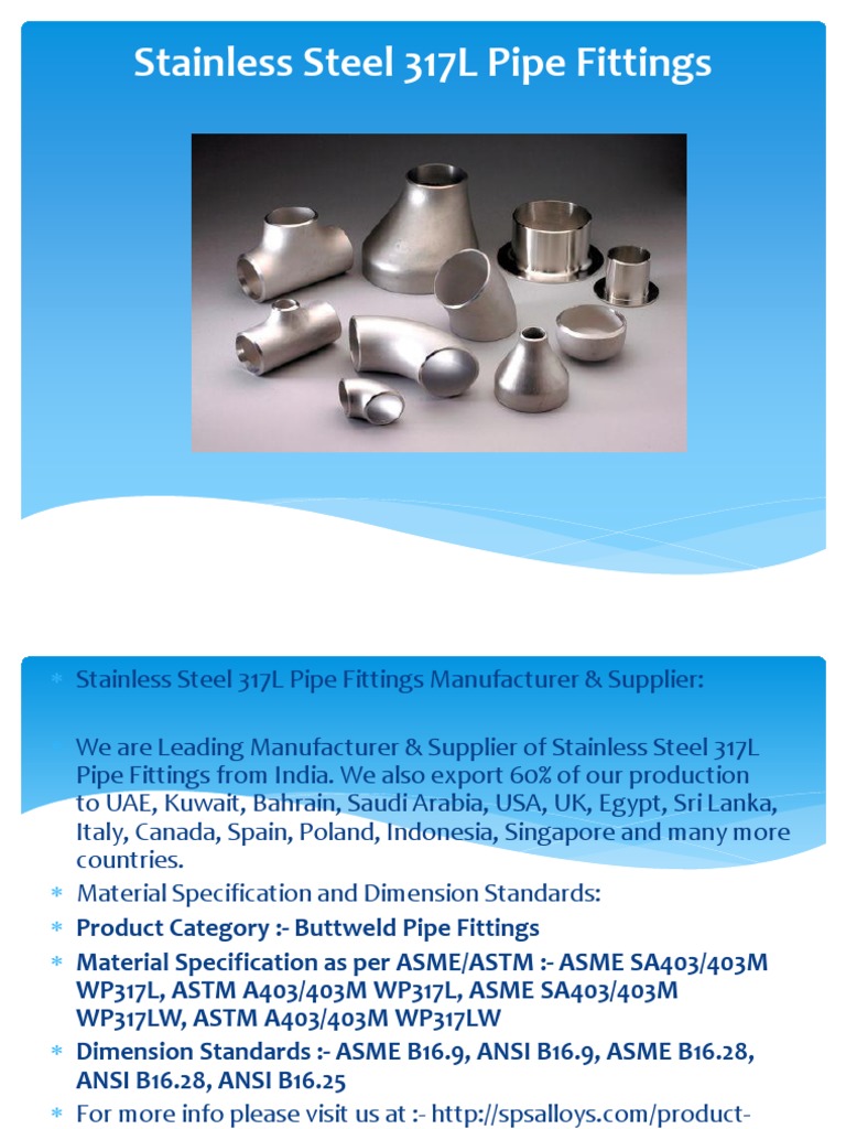 Stainless Steel 317L Pipe | PDF
