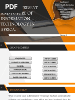 Information & Communication Technology: DR - Rashmi Vishwakarma ...