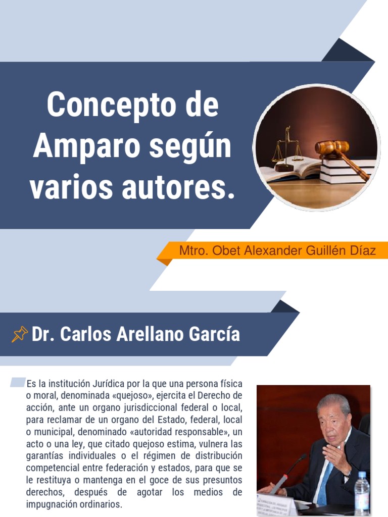 Concepto de Amparo Según Varios Autores. | PDF | Constitución | México