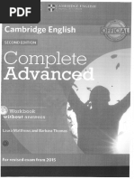 Complete Advanced Workbook With Answers | PDF
