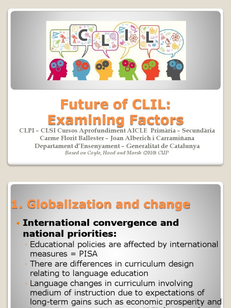 Future of CLIL | PDF | Multilingualism | Curriculum
