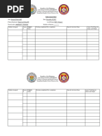 Sample of Kardex Template | PDF | Wellness | Science & Mathematics