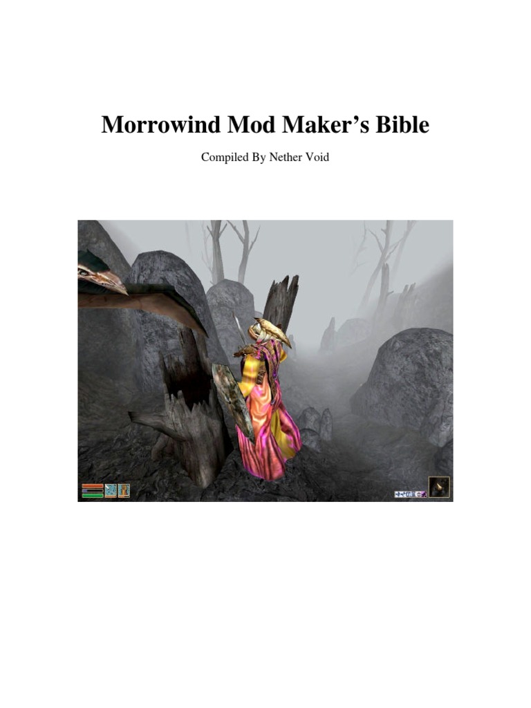 Morrowind Modding Guide and Tutorials | PDF | Cd Rom | Rotation