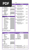 Rich Dad Financial Statement Overview | PDF | Expense | Loans