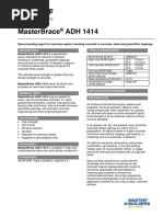 Technical Data Sheet Masterbrace 2200 | PDF | Concrete | Epoxy