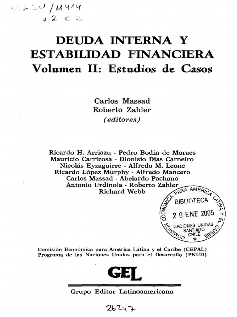 Deuda Interna Estudio de Casos PDF | PDF | Deuda gubernamental | Inflación