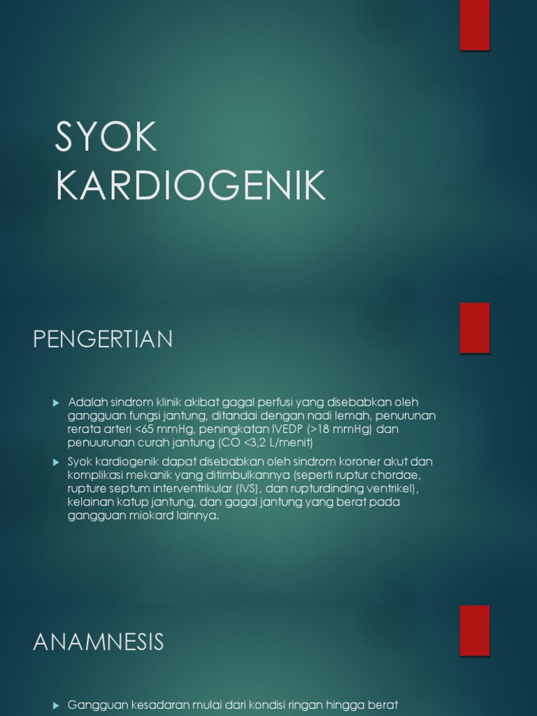 Syok Kardiogenik | PDF