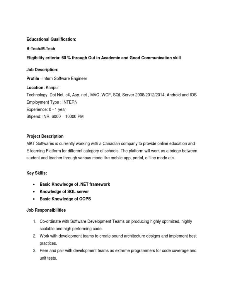 Educational Qualification: B-Tech/M.Tech Eligibility Criteria: 60 % ...