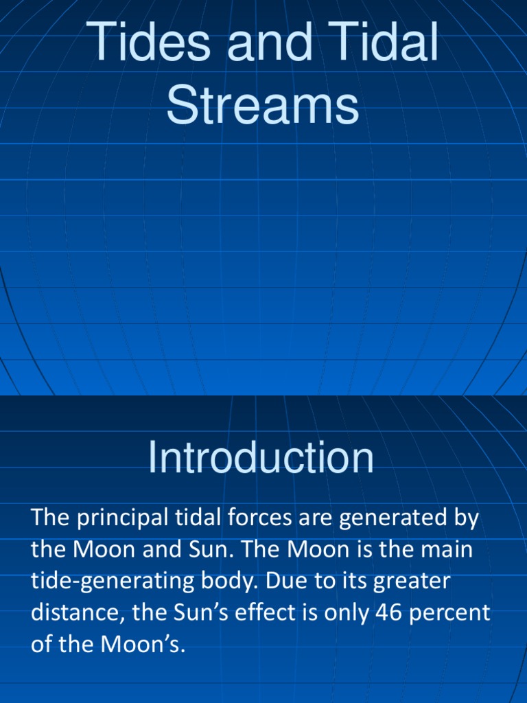 Tides and Tidal Streams | PDF | Tide | Moon