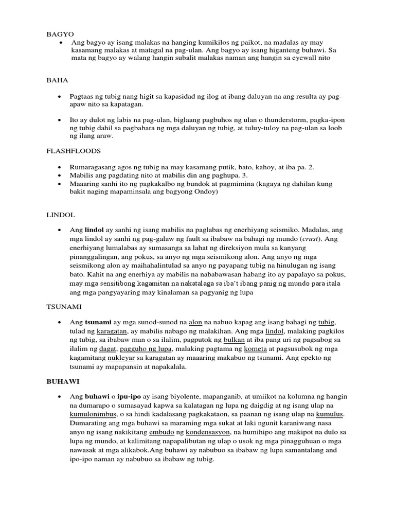 BAGYO | PDF