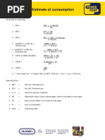 WFT and DFT Calculations in Painting | PDF | Paint | Area