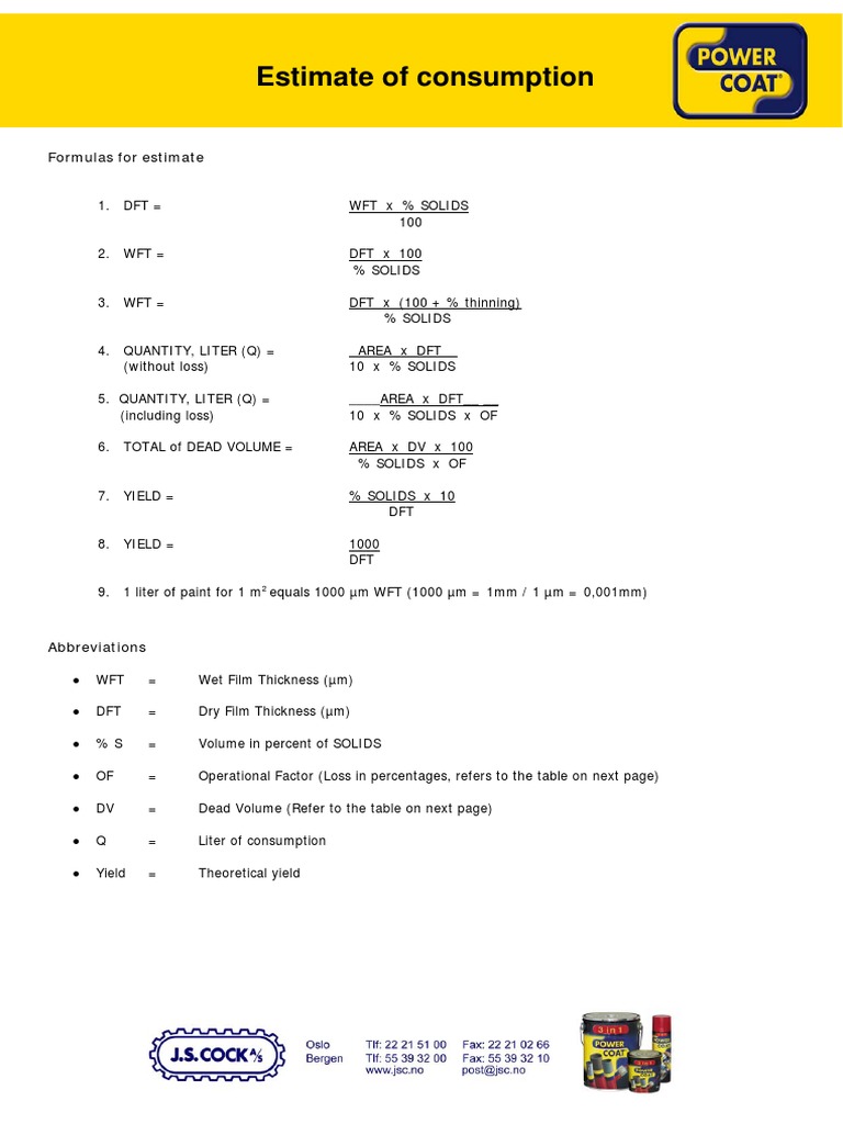 Estimate of Consumption | PDF | Volume | Abrasive