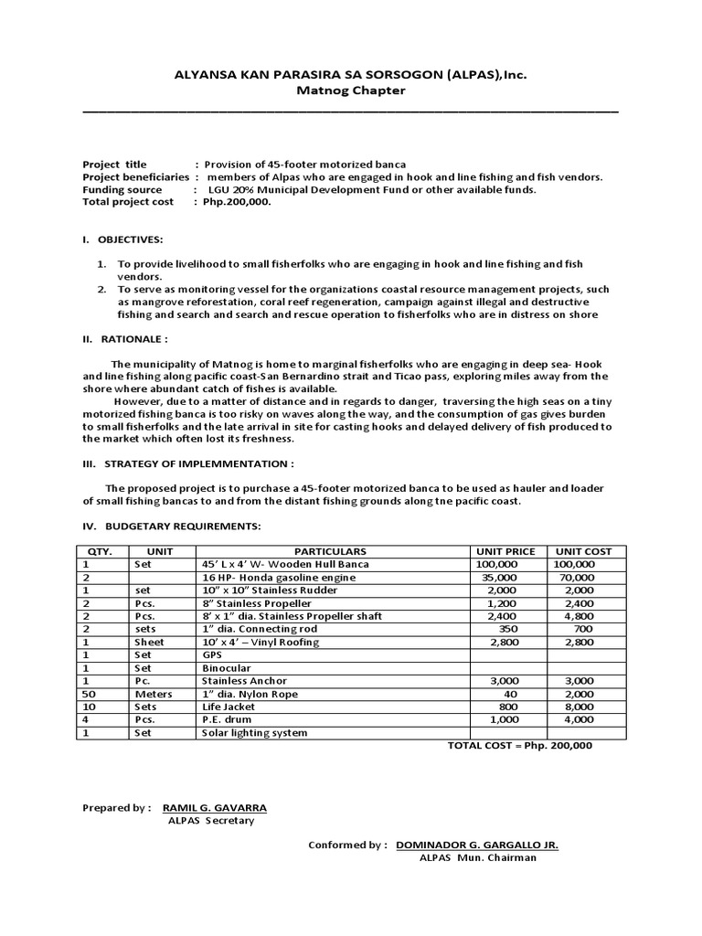 45-Footer Motorized Banca | PDF | Water Transport | Oceanography