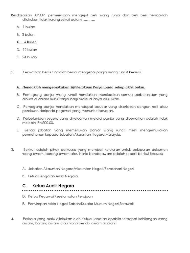 Set 4 Soalan Bitk | PDF
