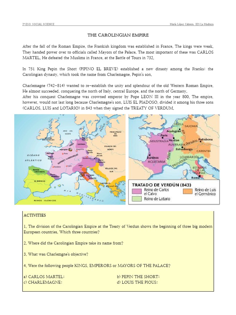 History 2 Carolingian Empire | PDF | Charlemagne | Middle Ages