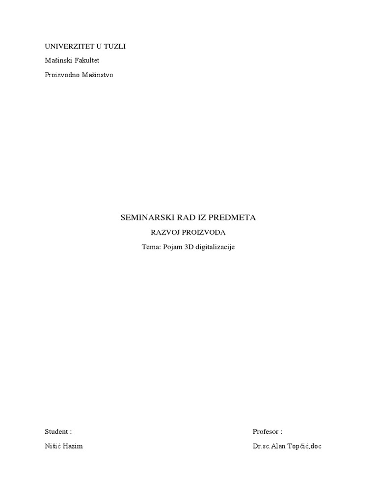 3D Digitalizacija | PDF