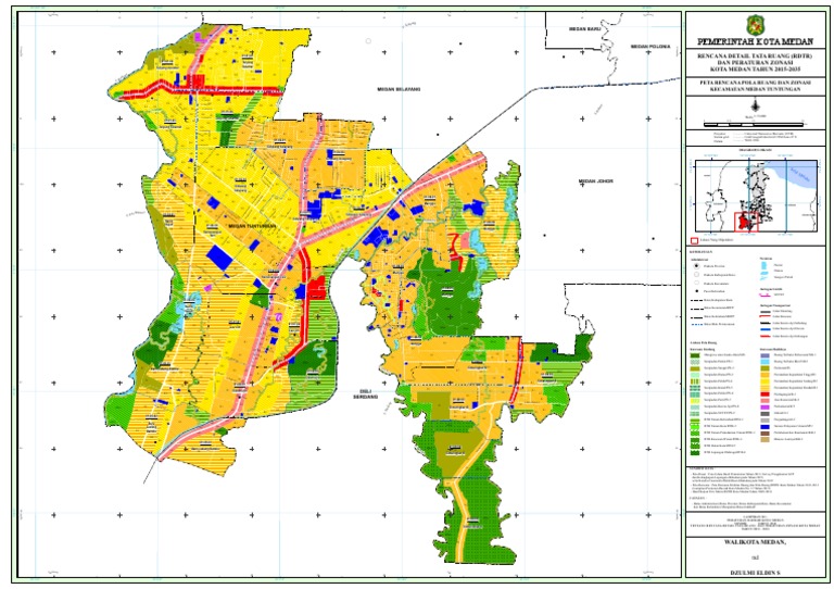 1 Peta Rencana Pola Ruang Medan Tuntungan TTD 2 | PDF