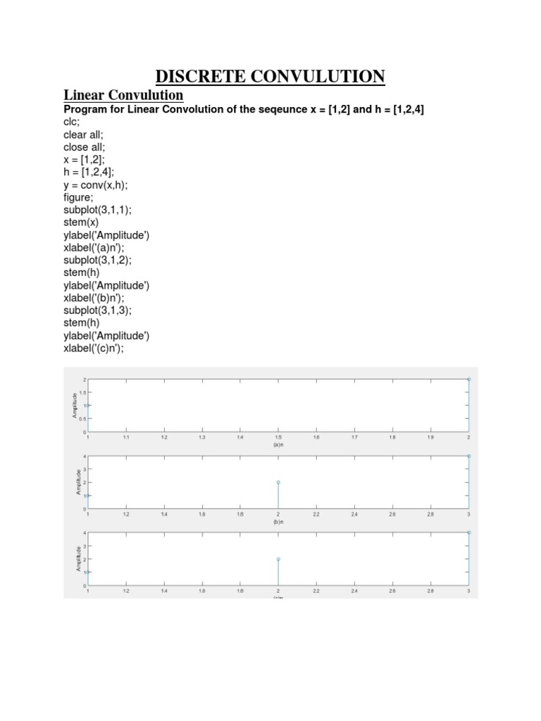 Assignment#2 | Download Free PDF | Convolution | Digital Signal Processing