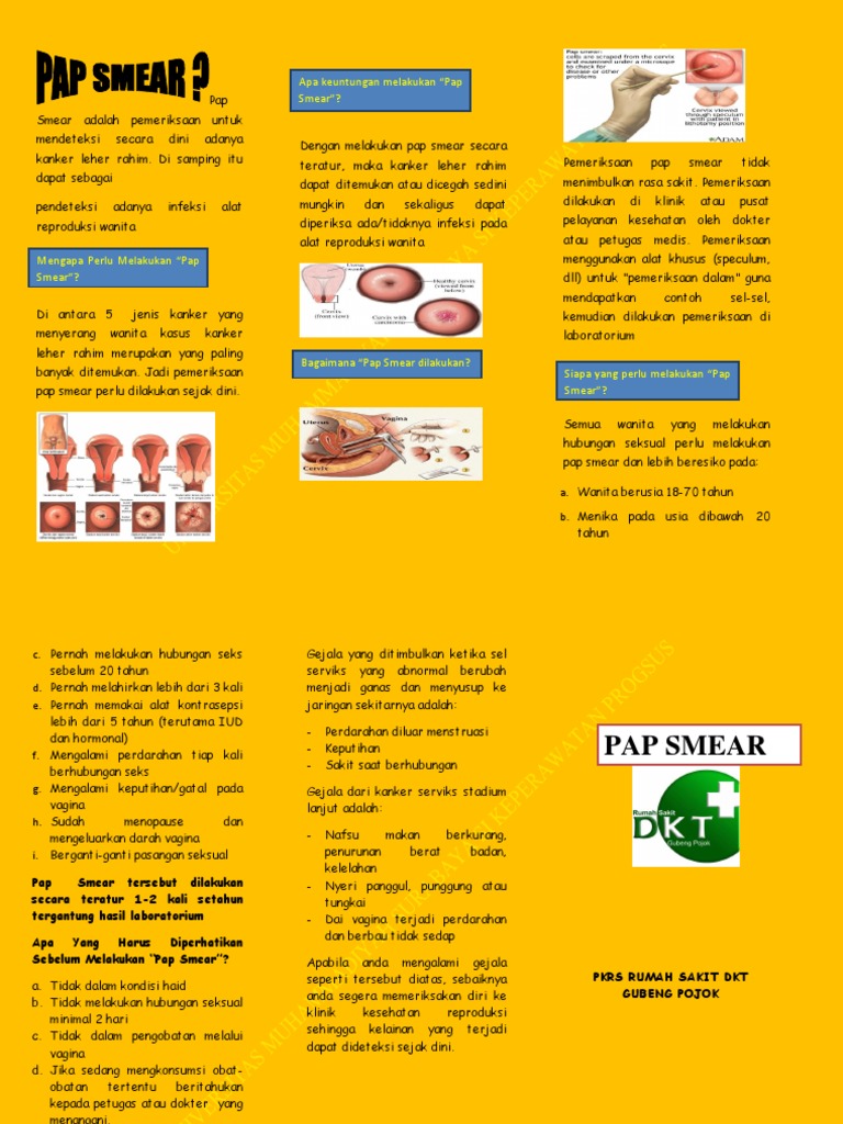 Leaflet Pap Smear M | PDF