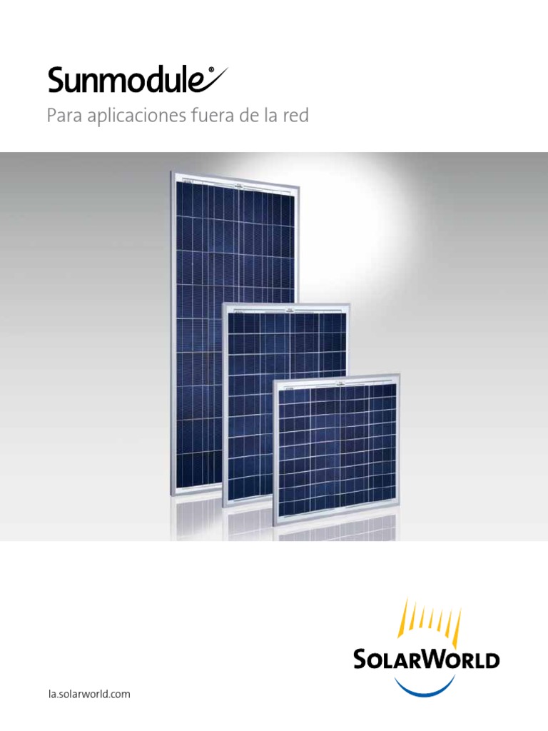 Panel Solar Brochure Es | Energía solar | Panel solar