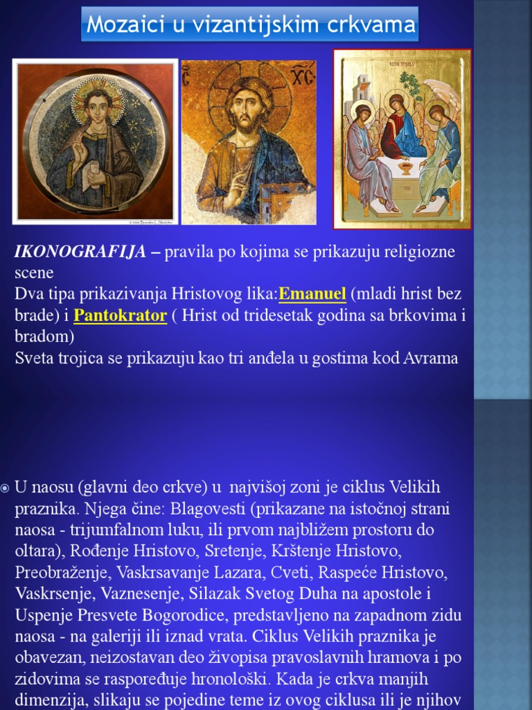 Mozaici U Vizantijskim Crkvama | PDF