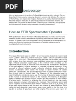 FTIR Manual | PDF | Infrared Spectroscopy | Spectroscopy